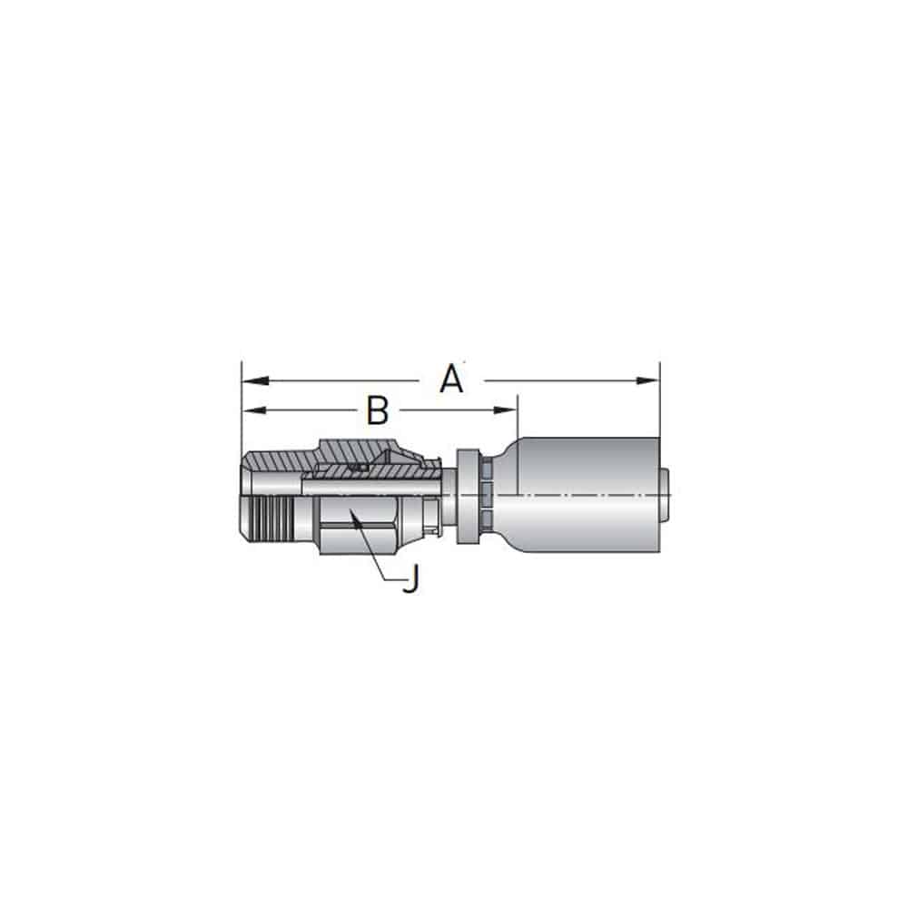 11356 Male Pipe Swivel Hydraulic Fitting | Gemco