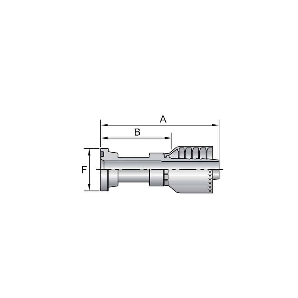 83171 SAE Flange Hydraulic Fitting | Gemco