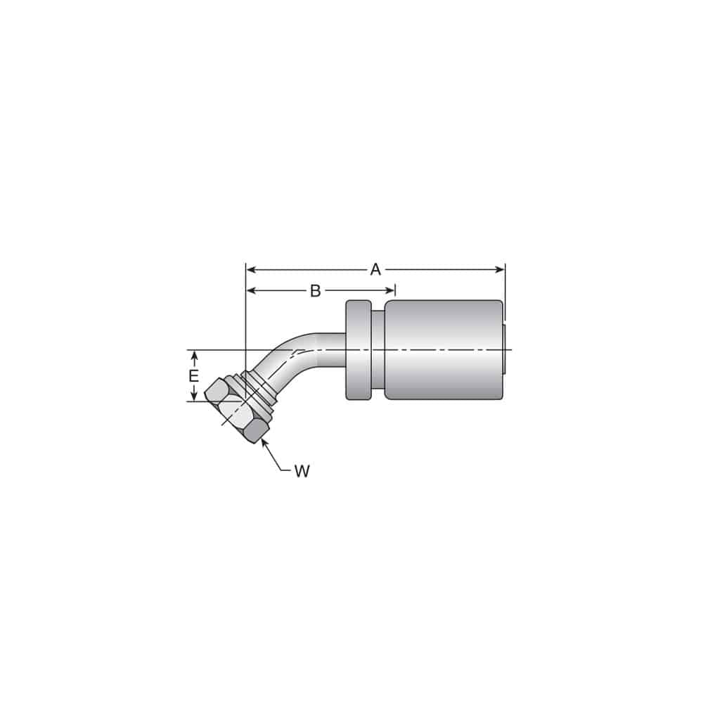 2J4HY-B Female JIC 37˚ Hydraulic Fitting | Gemco