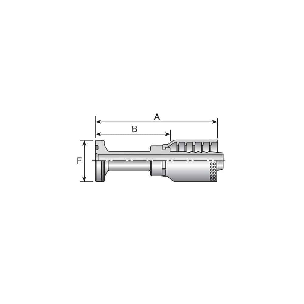86173 SAE Code 62 Flange Hydraulic Fitting | Gemco