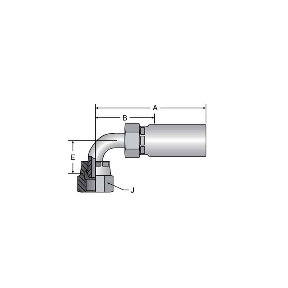 Swivel Elbow Hydraulic Fitting at Mary Nugent blog