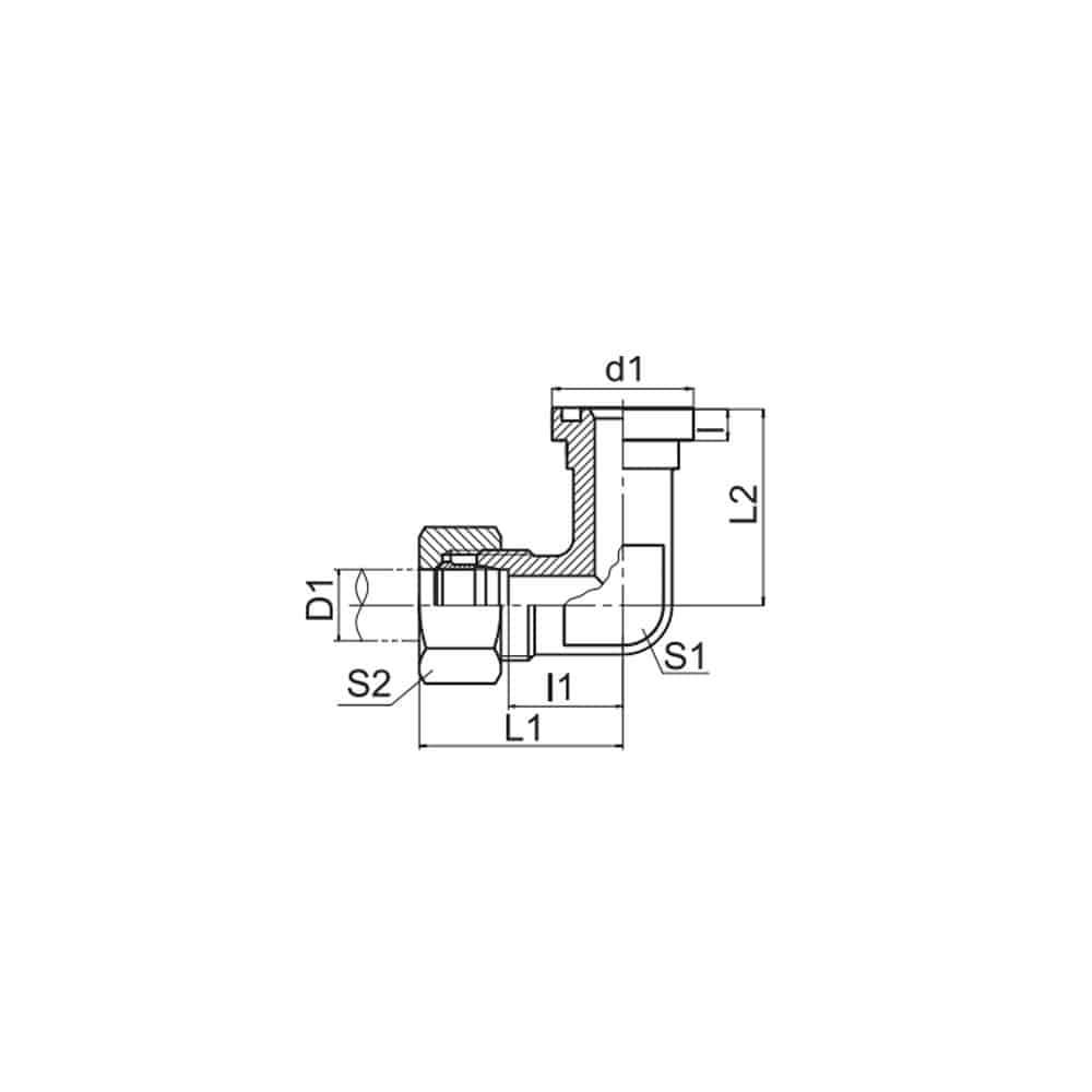 1CFL9-RN ISO 6162 Flange Fitting | Gemco