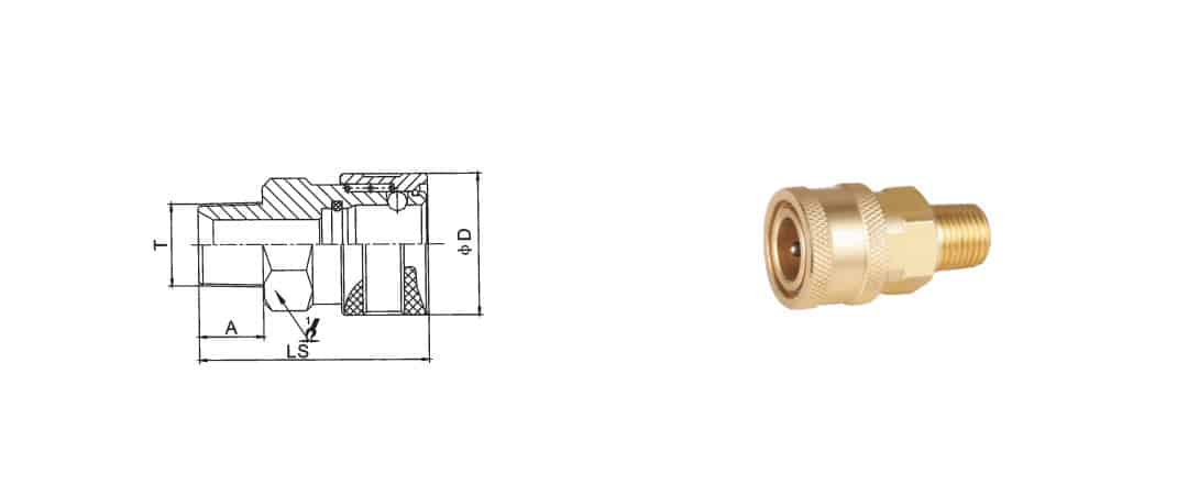 RD Japanese Type Hydraulic Quick Coupling | Gemco