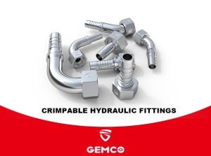 Most commonly used hydraulic connectors | Gemco