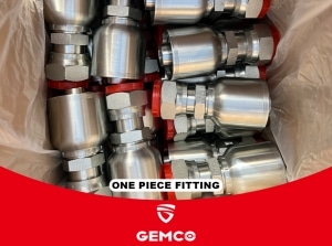 The difference between one piece and two piece fittings | Gemco